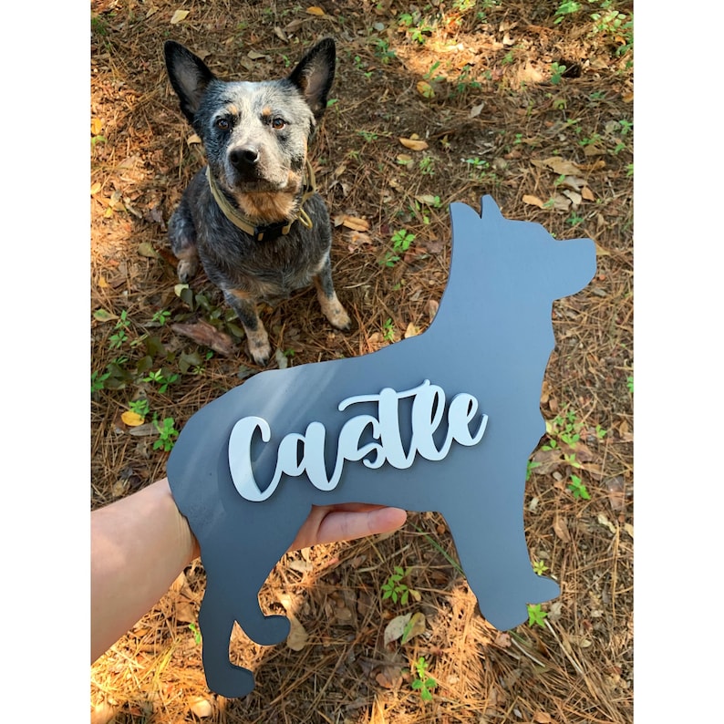 PERSONALIZED DOG SIGN With Name Wood Sign Home Decor / Dog - Etsy