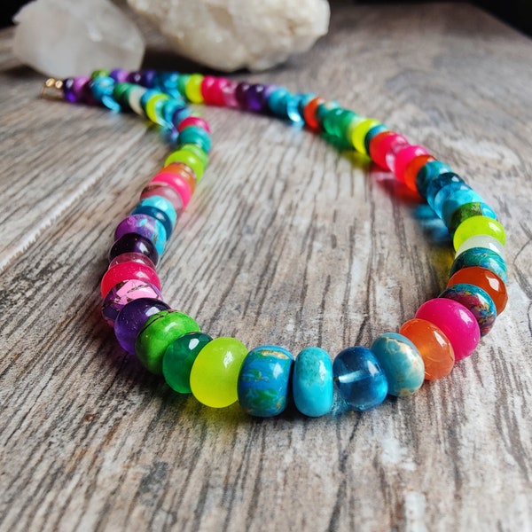 Neon Necklace - Etsy