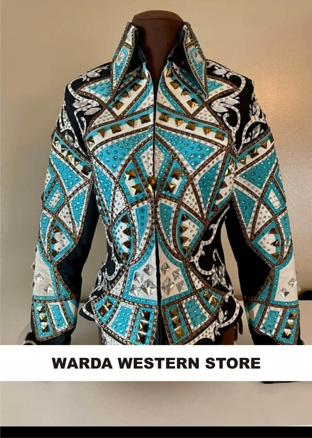 Sky Blue Western Show Jacket: Rodeo Queen Style - Etsy