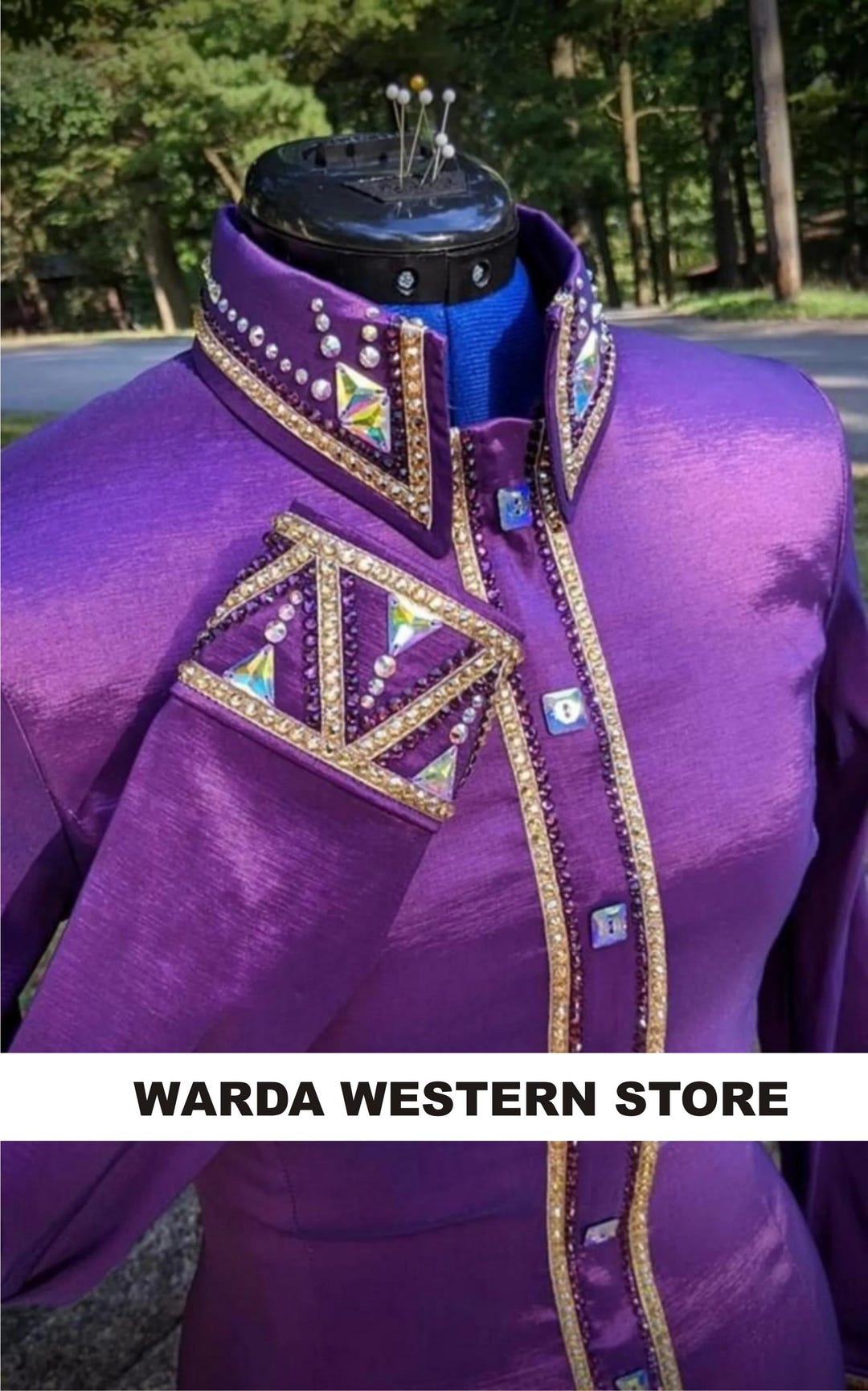 Purple Rodeo Queen Show Shirt: Women's Western Horsemanship Apparel - Etsy