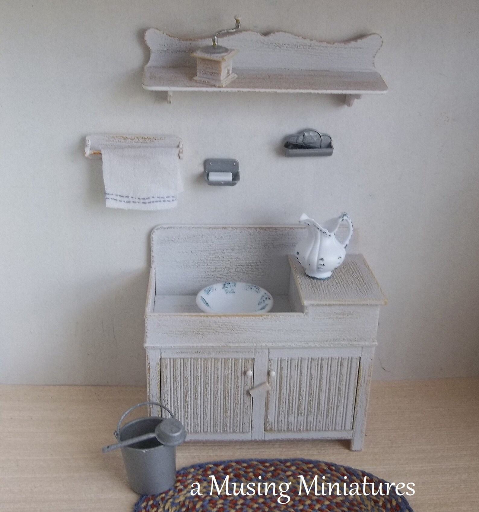 Ready Built Miniature Wet or Dry Sink in 1:12 Scale for Shabby | Etsy