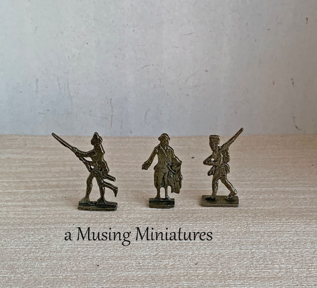 Miniature Pewter Soldiers by Colonial Craftsman for 1:12 Scale ...