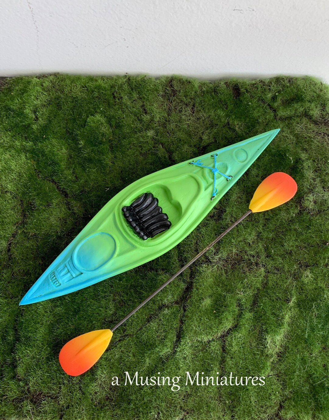 Miniature Kayak for 1:12 Scale Summer Outdoor Diorama - Etsy