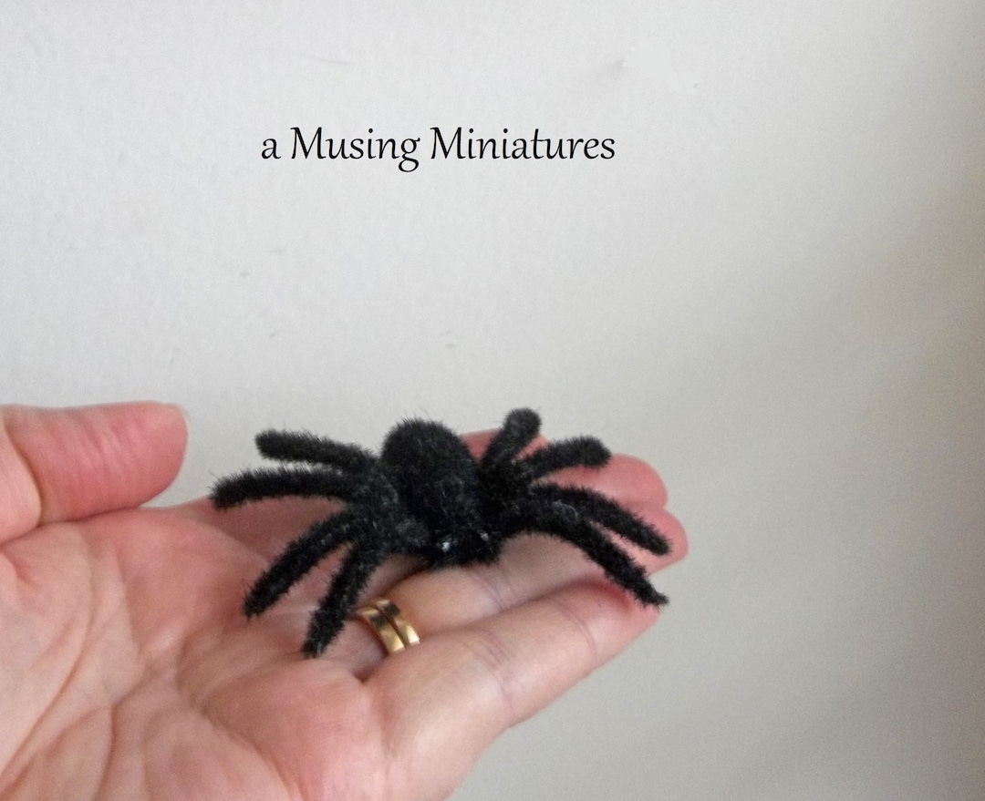 Miniature Giant Tarantula Spider for Haunted Dollhouse - Etsy