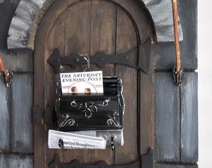 Gothic Mailbox With Mail for 1/12 Scale Victorian Halloween Dollhouse ...