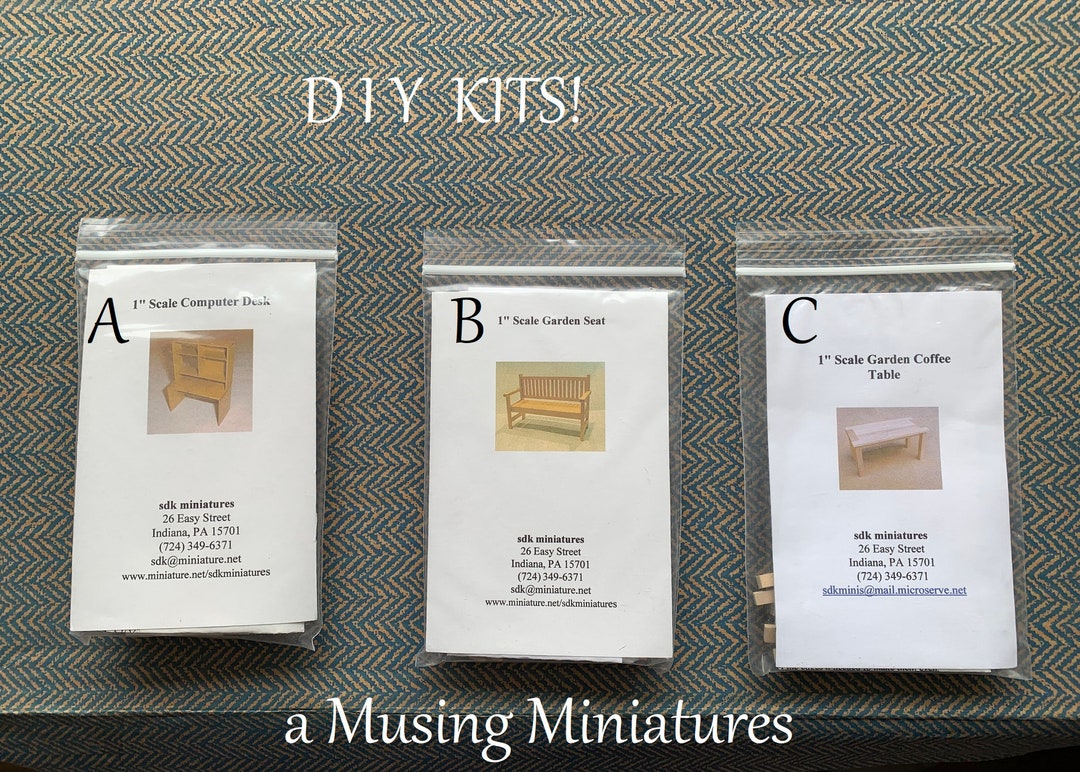 Your Choice DIY KIT for 1:12 Scale Dollhouse by SDK Miniatures - Etsy