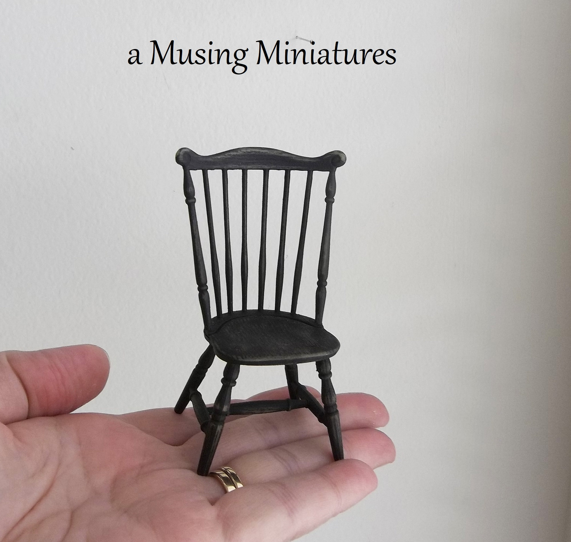 Your CHOICE Miniature Rustic Windsor Chair in 1:12 Scale for - Etsy