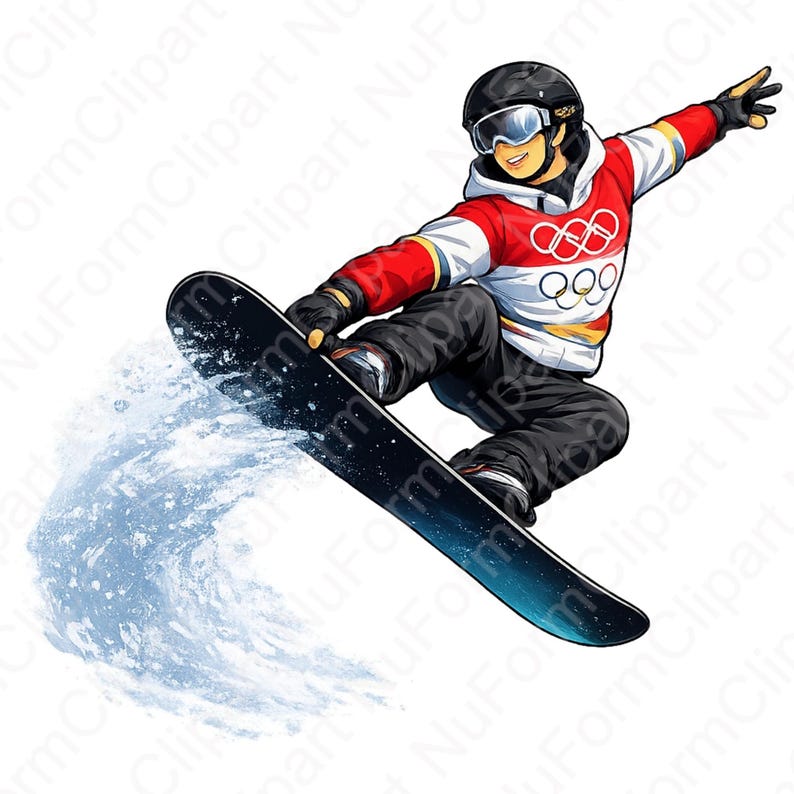 Winter Olympics PNG Clipart Set | Snow Sports Clipart | Olympic Games ...