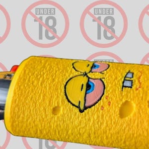 Relaxed Spongebob Bic Lighter Sleeve - 3D Textured Fuzzy Case - Chill ...