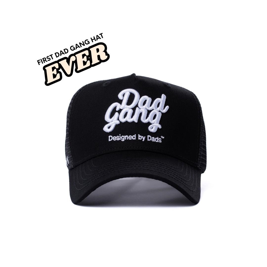 Dad Gang Trucker - Black/white - Designed by Dads Hat, Everyday Comfort ...
