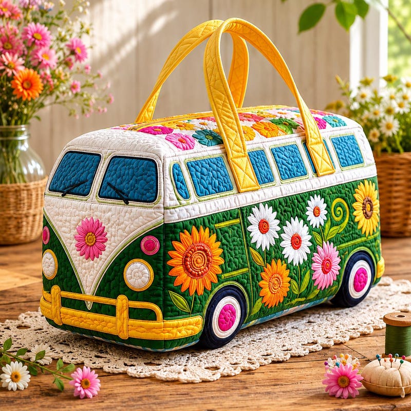 Hippie Bus Travel Bag - Etsy