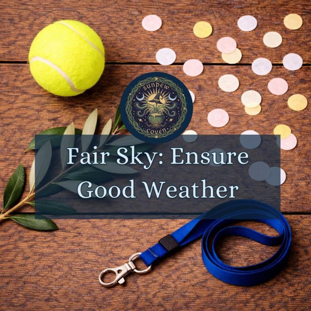 Fair Sky: Ensure Good Weather Ritual - Etsy