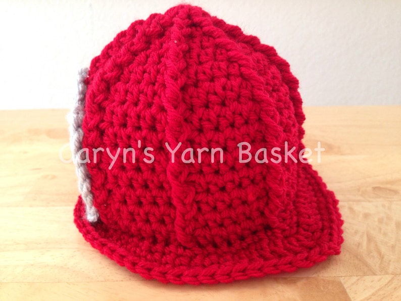 CROCHET PATTERN Baby Fireman Firefighter Hat Newborn 0-3 | Etsy