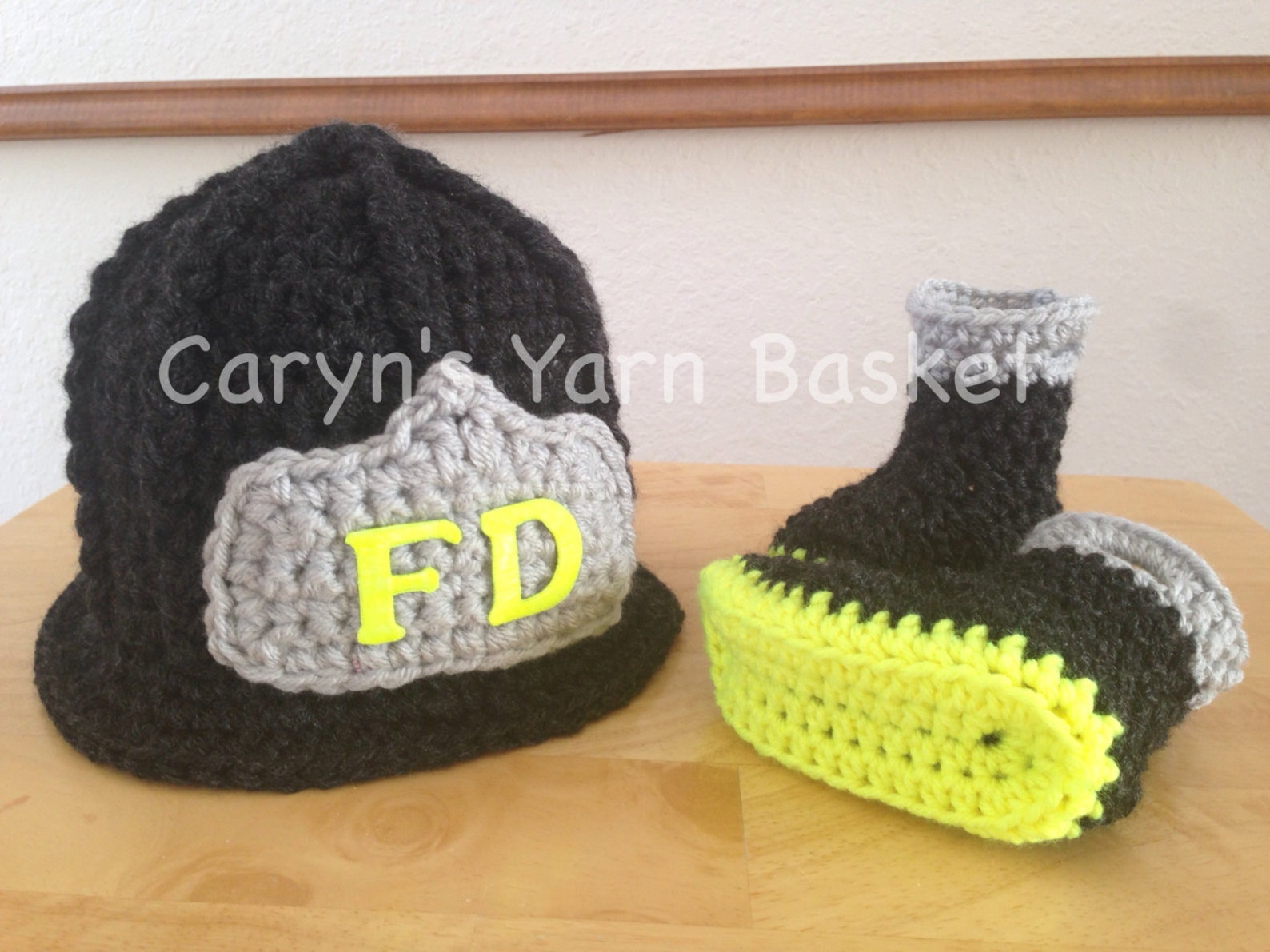 CROCHET PATTERN 9-12M Size Baby Firefighter Fireman Hat | Etsy