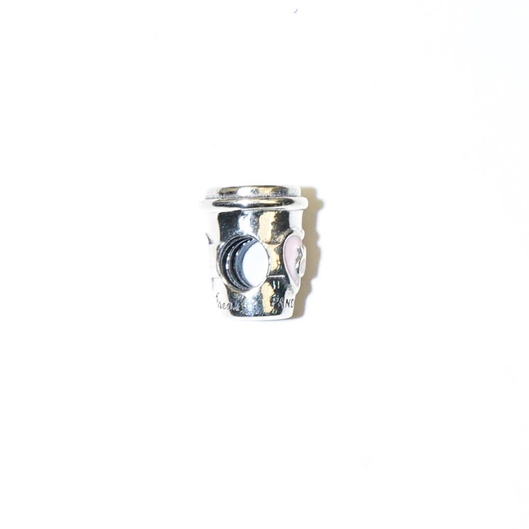 Silver Pandora Drink to Go Coffee Cup Charm - Etsy