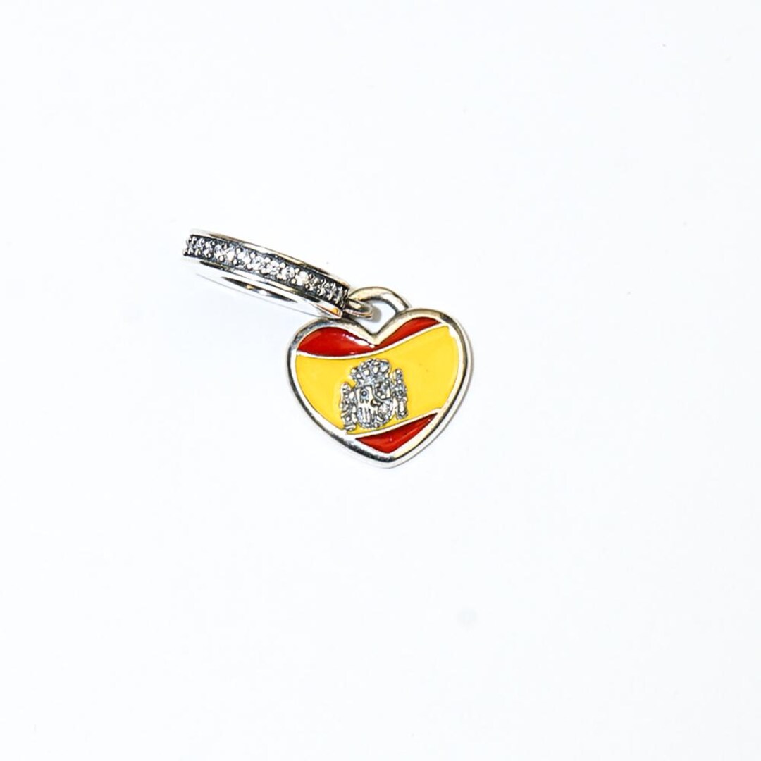 Pandora Spanish Flag Pendant Charm Sterling Silver - Etsy
