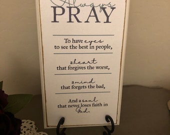 Always pray | Etsy