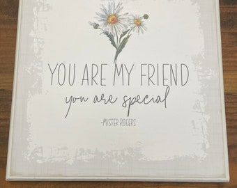 Mister Rogers Artwork | I Like You Just the Way You Are | Inspirational ...