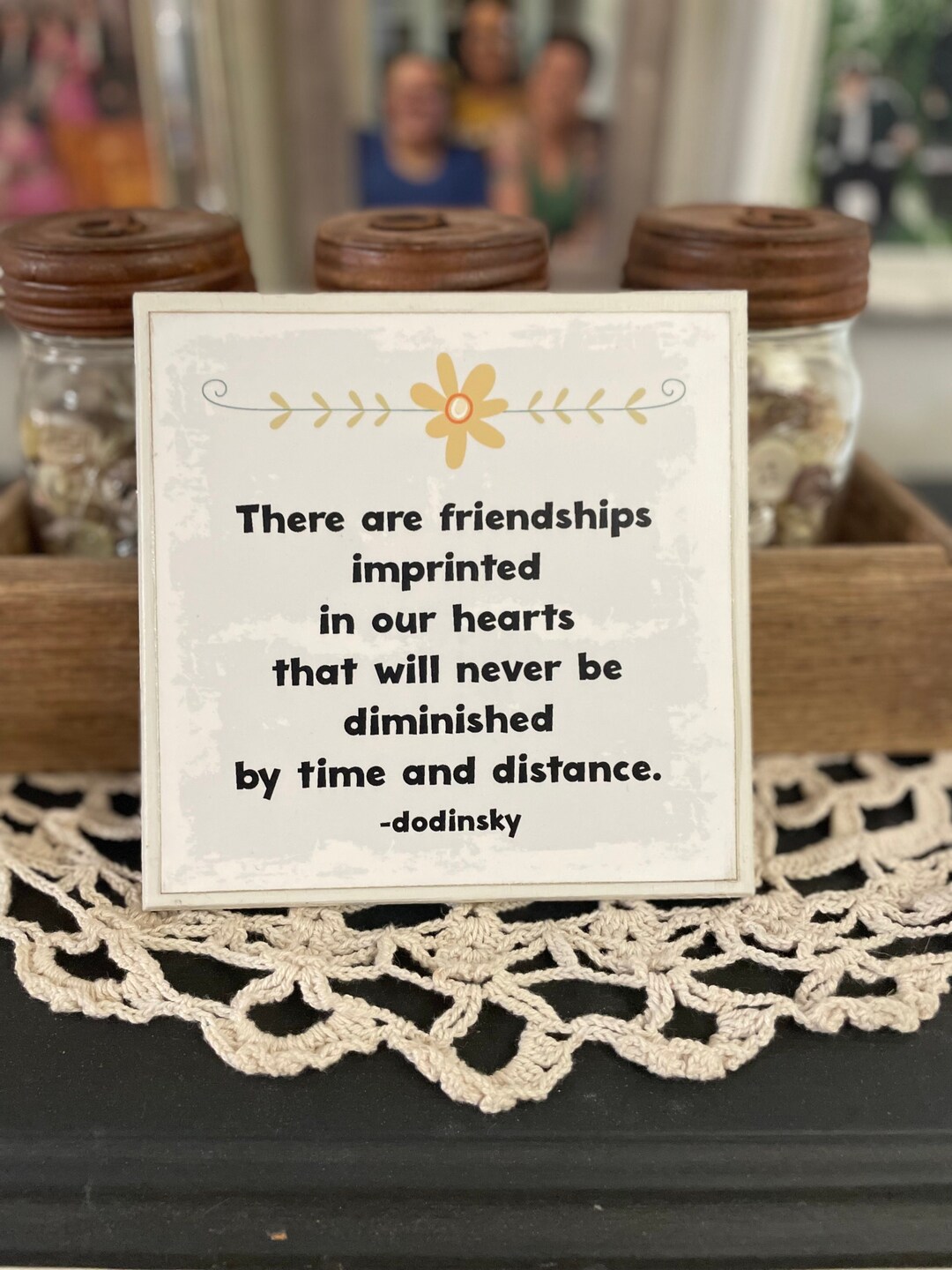 Friendship Quote | Mini Wood Sign | There Are Friendships Imprinted in ...