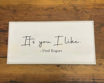 Mr Rogers Sign | Etsy