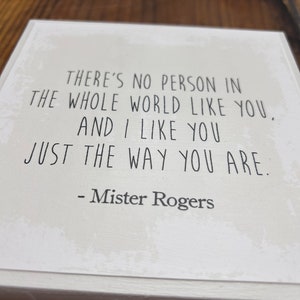 Mister Rogers Artwork | I Like You Just the Way You Are | Inspirational ...