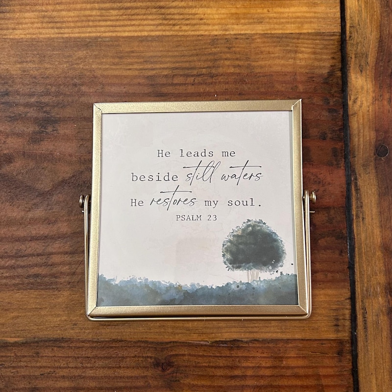 Psalm 23 Small Card - Etsy