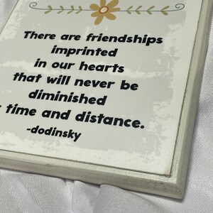 Friendship Quote | Mini Wood Sign | There Are Friendships Imprinted in ...