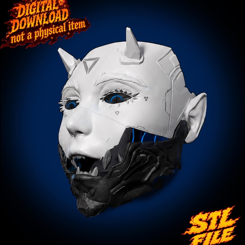 Futuristic Helmet - Etsy