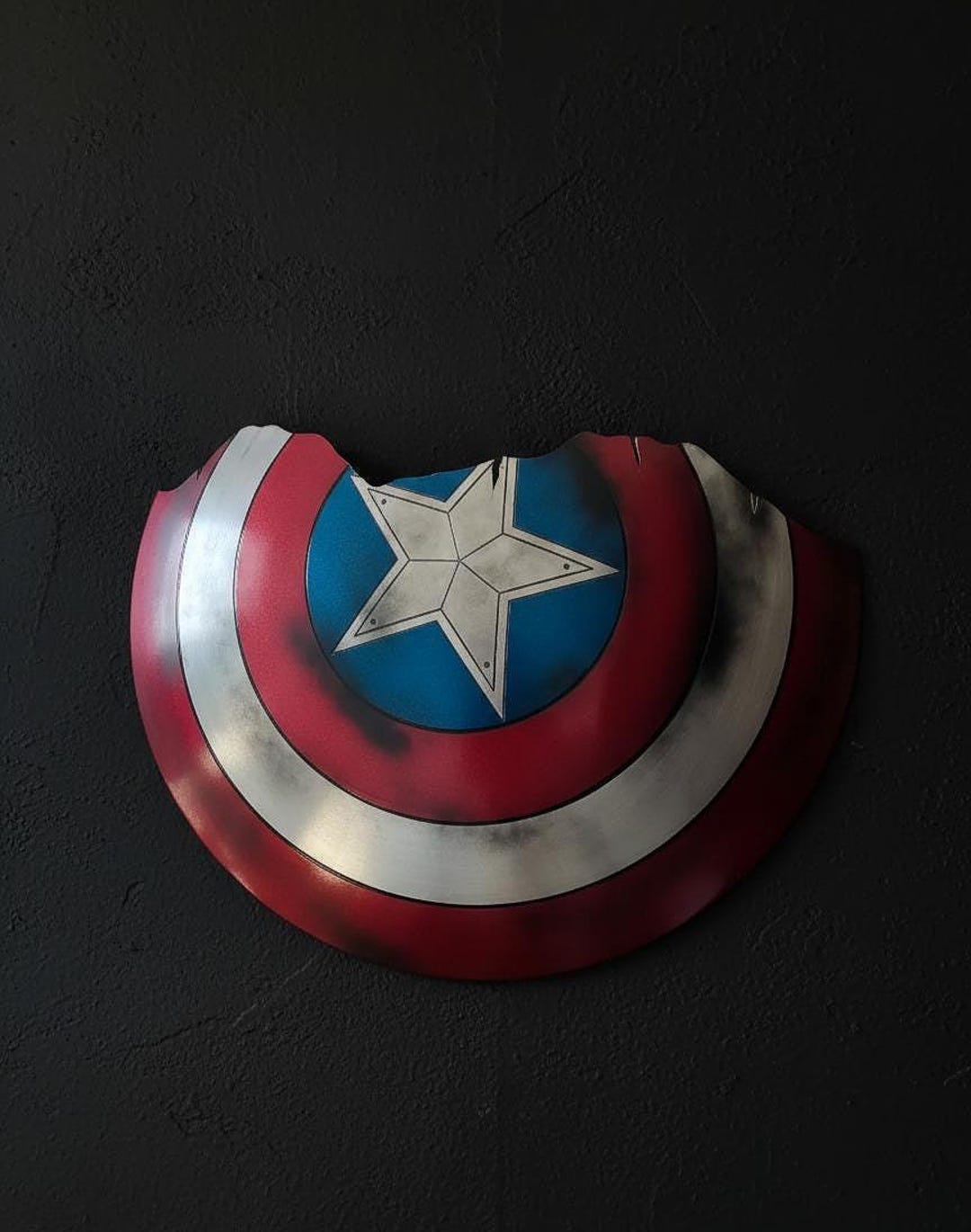 Medieval Battle Damaged Superhero Shield Replica, Cosplay Prop, Wall ...