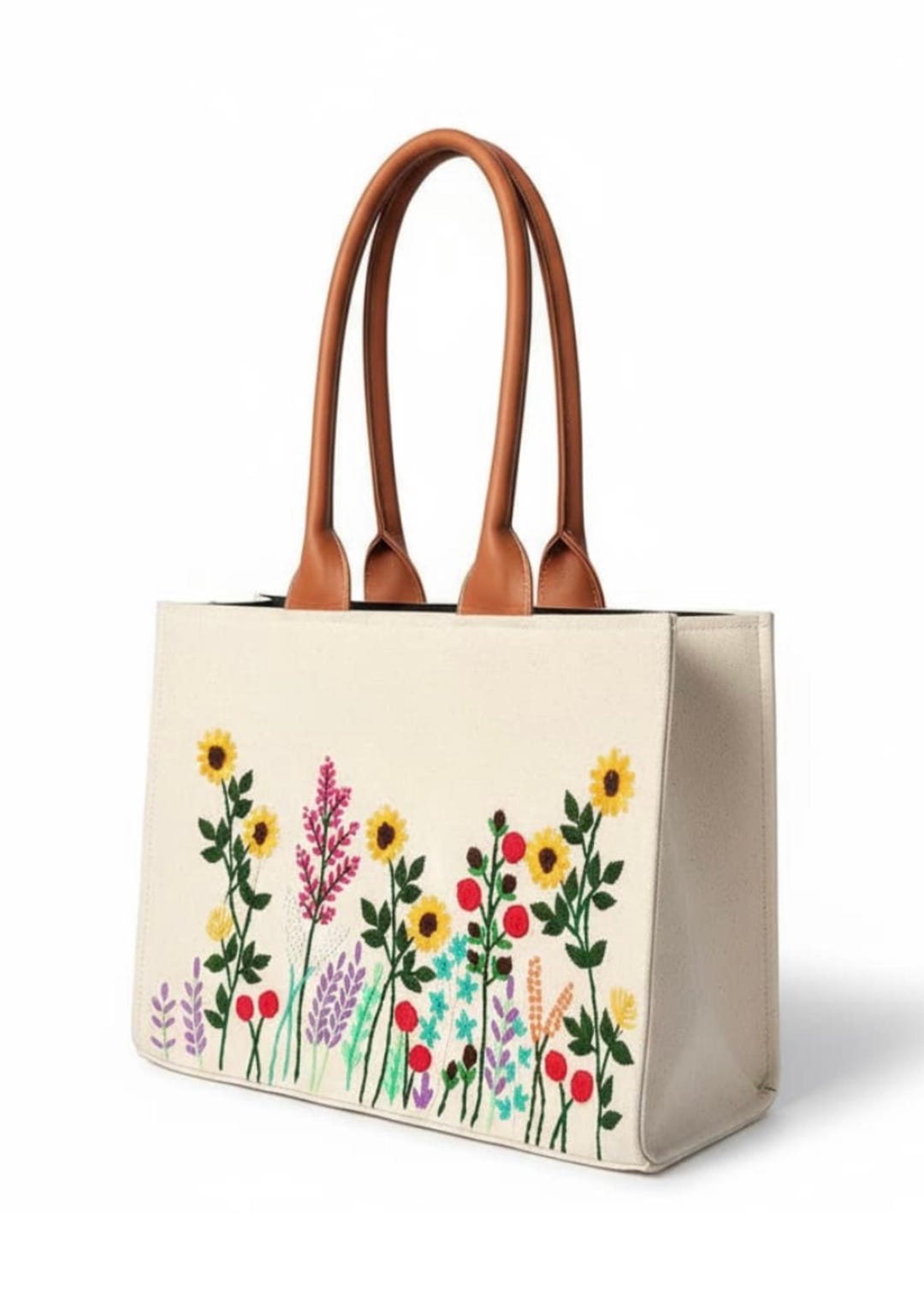 Handmade Embroidered Tote Bag | Indian Handwork Shoulder Bag | Boho ...