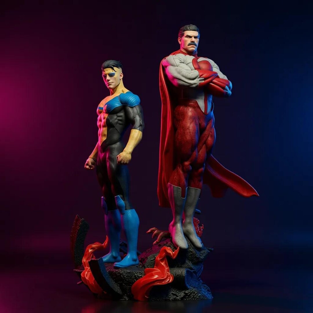 Invincible & Omni-man 1:6 Scale STL (fullsize + Bust) - Etsy