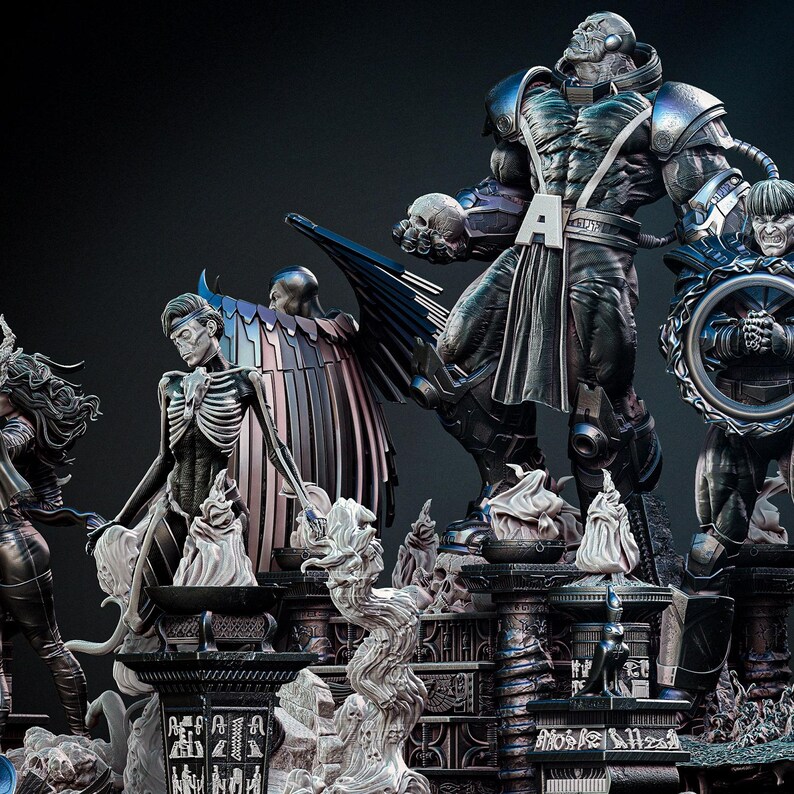 Ancient Mutant Overlord Diorama STL | Epic Dark Fantasy Display | High ...