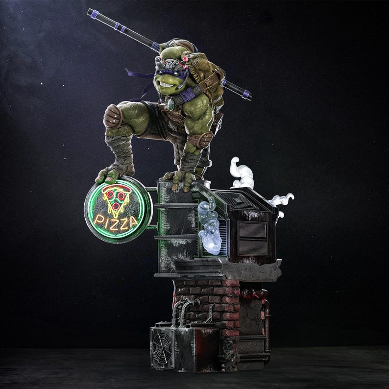 Urban Mutant Warrior Diorama STL 3D Print Model | Leonardo,donatello ...