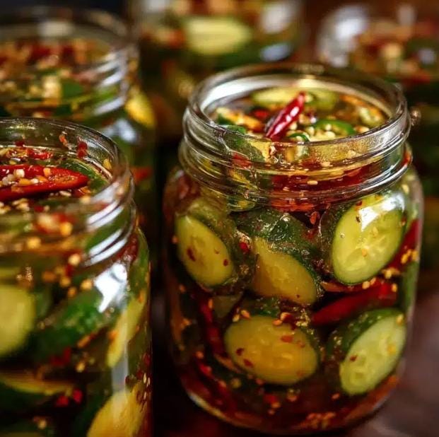 Sweet Spicy Pickles Recipe PDF (digital Download) - Etsy