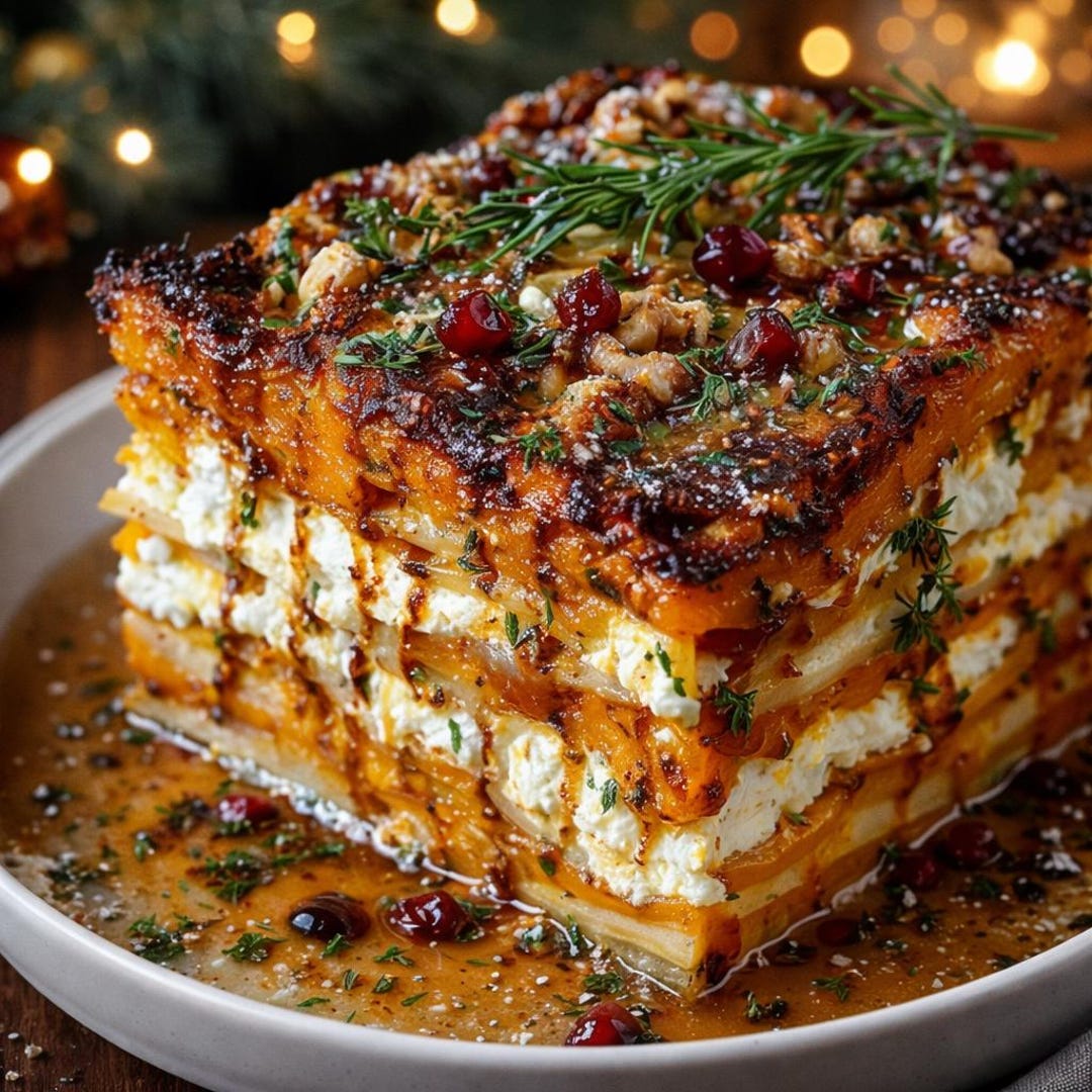 Layered Sweet Potato & Butternut Squash Bake Recipe PDF (digital ...