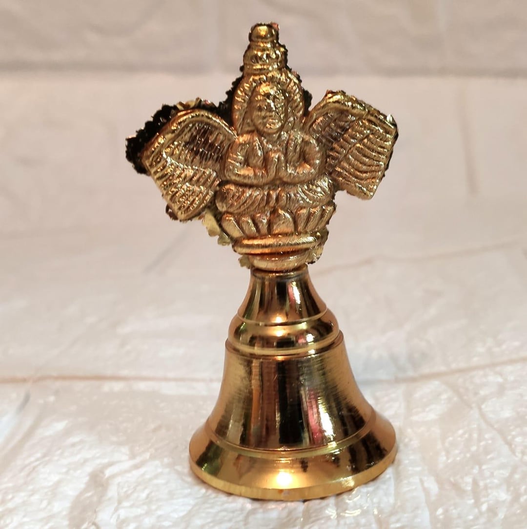 Metal Hand Pooja Bells, Hindu Ritual Mandir Decor, Set of 50 - Etsy