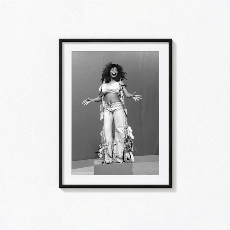 Chaka Khan Posters / Chaka Khan Black and White Wall Art, Album Cover ...