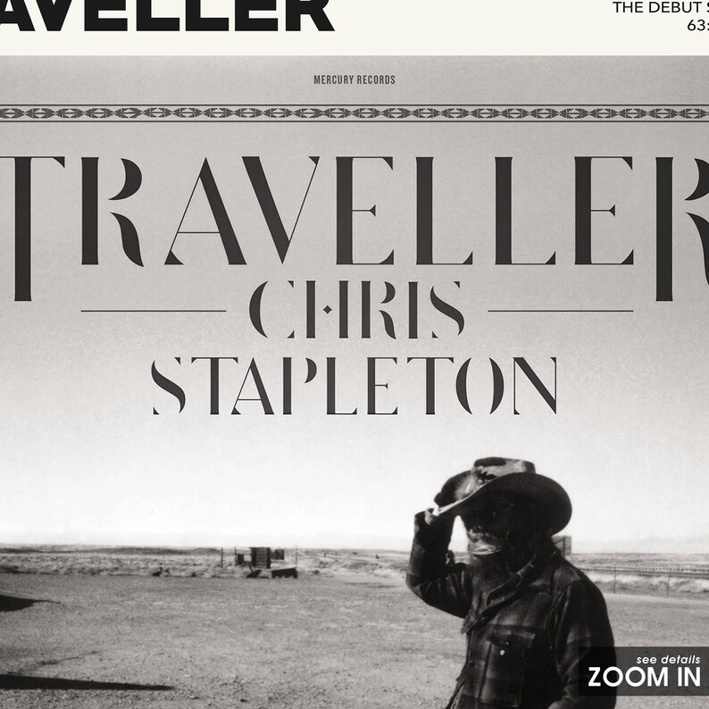 Chris Stapleton Posters / Traveller Poster / Traveller, Chris Stapleton ...
