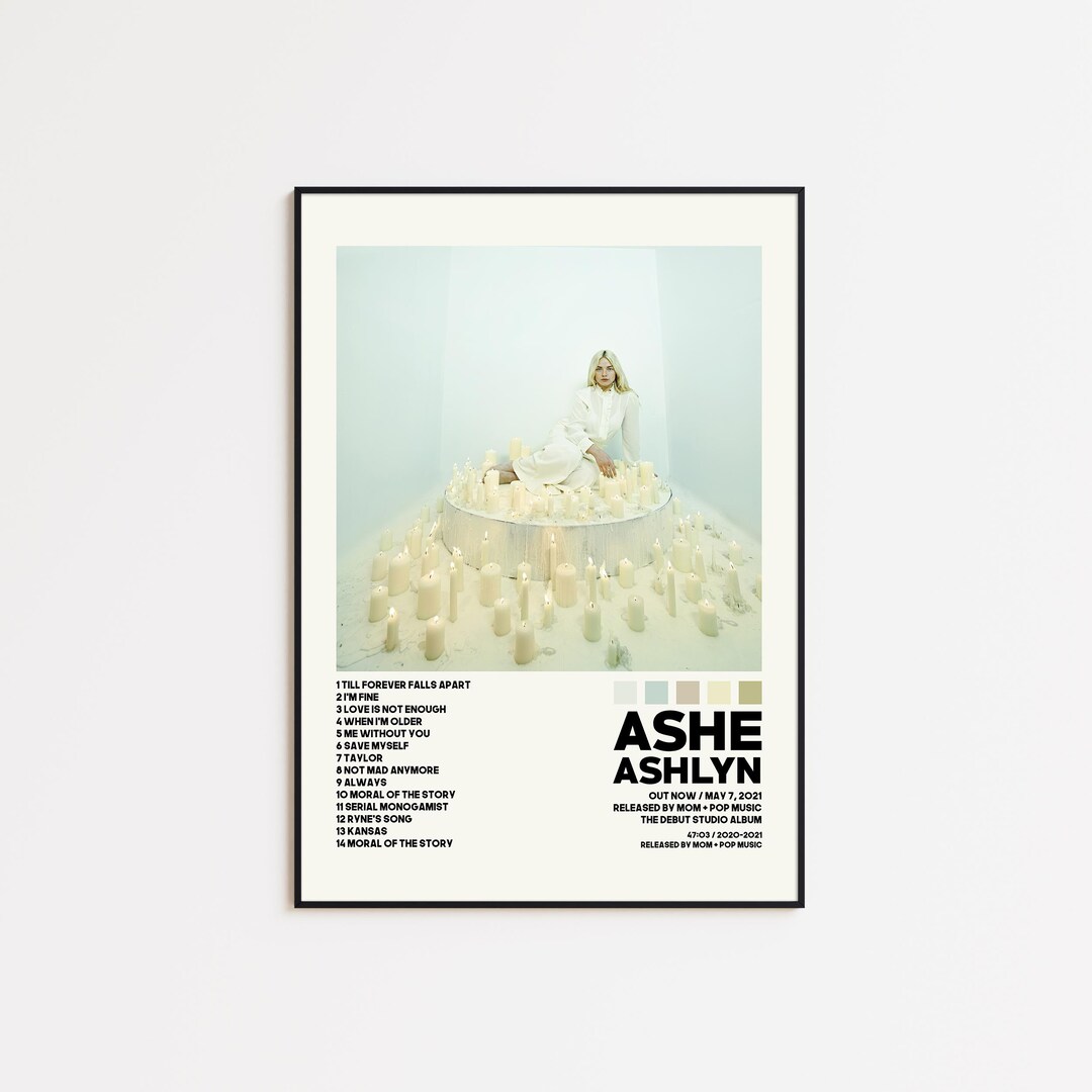 Ashe Posters / Ashlyn Poster / Album Cover Poster, Poster Print Wall ...