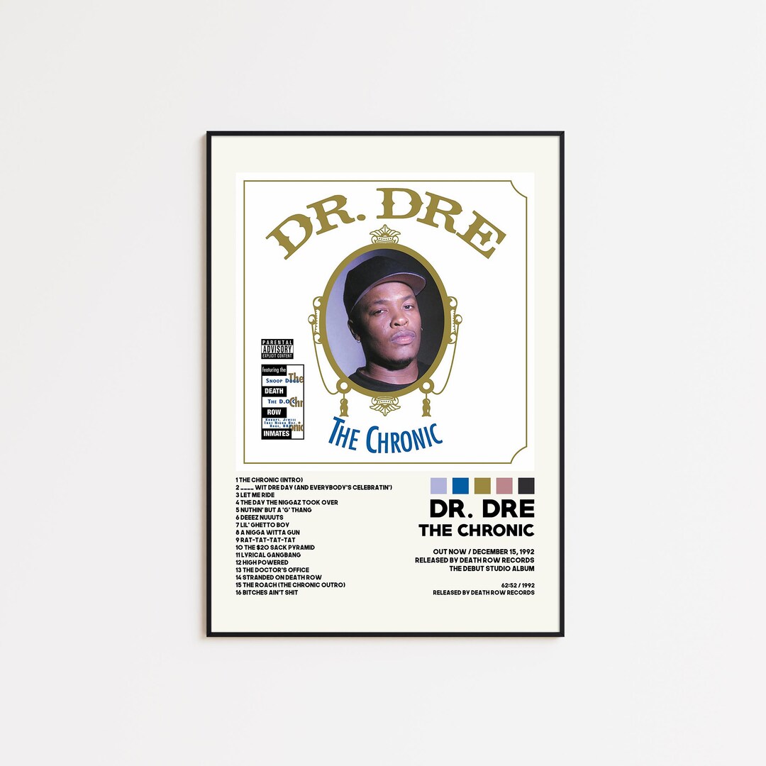 Dr. Dre Posters / the Chronic Poster, Album Cover Poster Poster Print ...