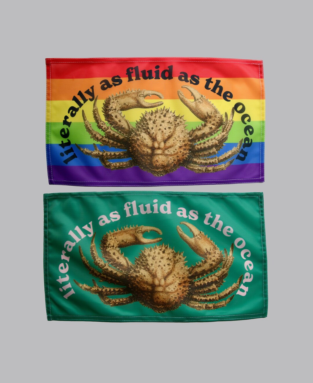 Nature Pride Flag - "literally as Fluid as the Ocean" - Etsy
