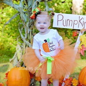 Cutest Pumpkin in the Patch Fall Thanksgiving Tutu Outfit-pumpkin Patch ...
