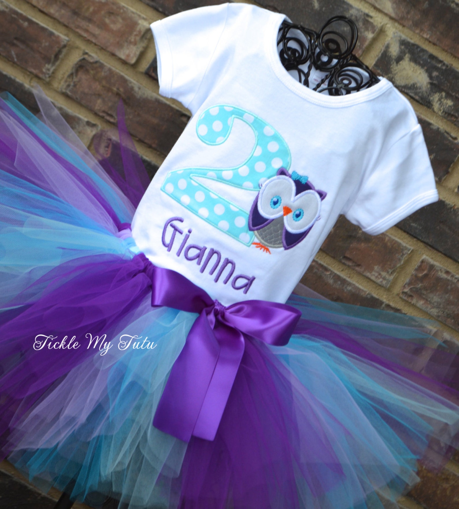 Owl Birthday Outfit-owl Tutu Outfit-whoo's One Owl Tutu Oufit-owl ...