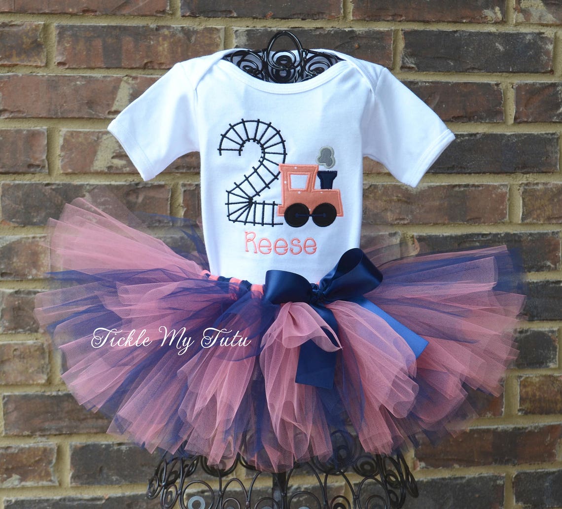 Train Birthday Tutu Outfit-birthday Train Outfit for | Etsy