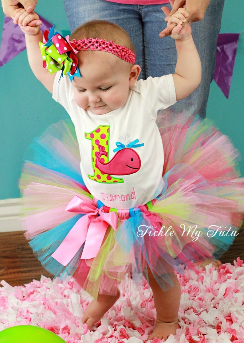 Whale Themed Birthday Tutu Outfit-ocean Themed Birthday Tutu Outfit ...