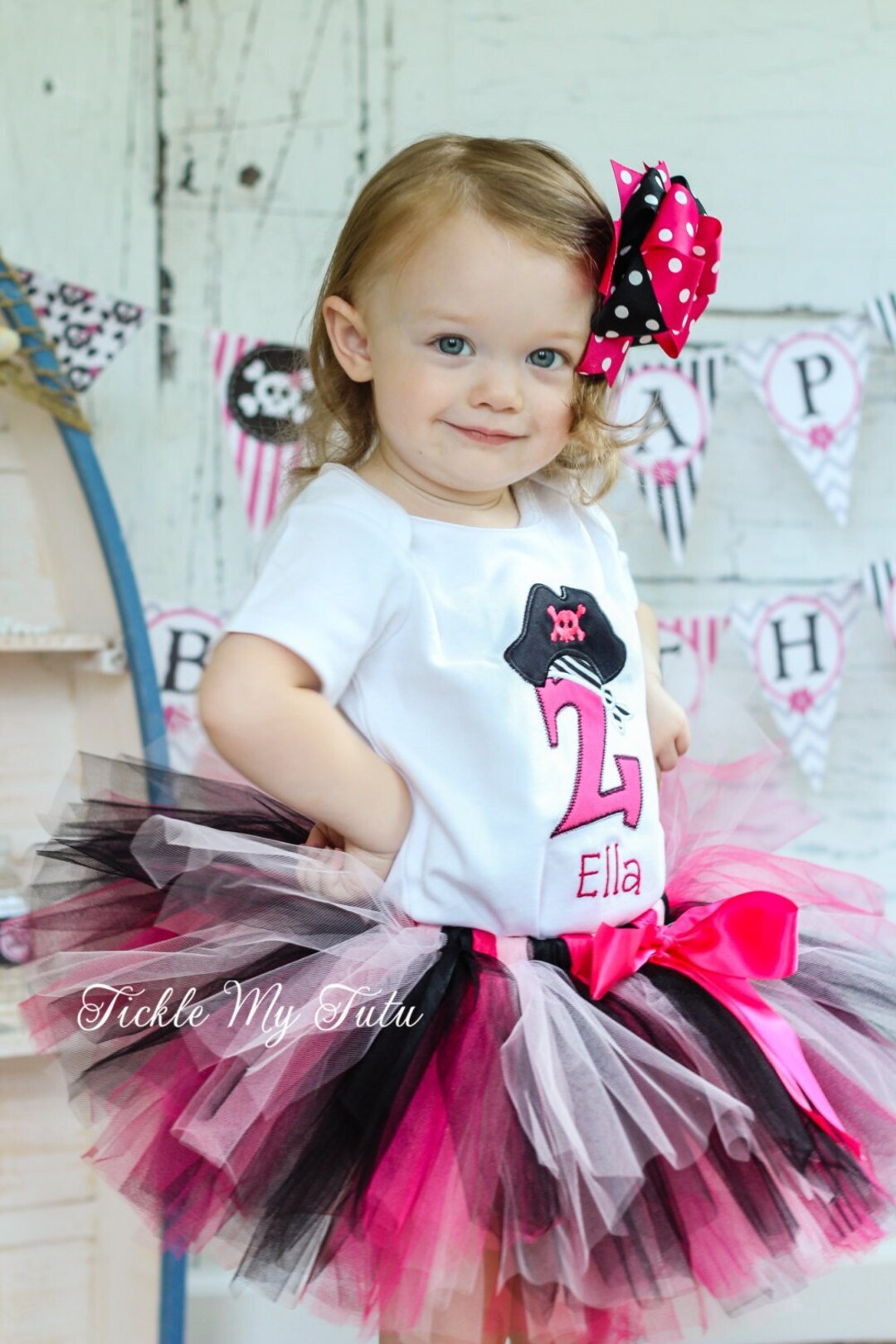 Preppy Pirate Birthday Tutu Outfit-girly Pirate Birthday Pirate-pirate ...