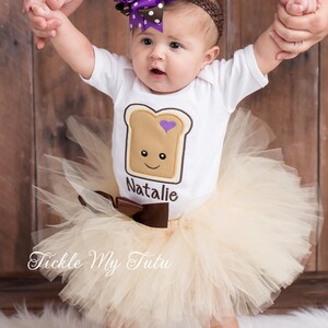 Peanut Butter and Jelly Twin Girls Tutu Set-peanut Butter and Jelly ...