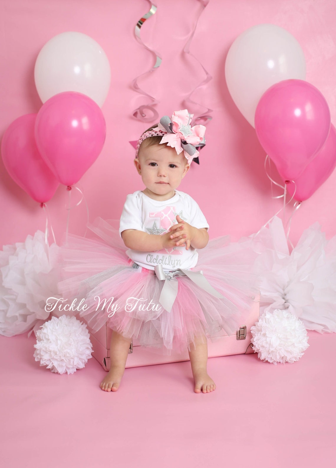 Twinkle Twinkle Little Star pink and Silver Birthday Tutu - Etsy