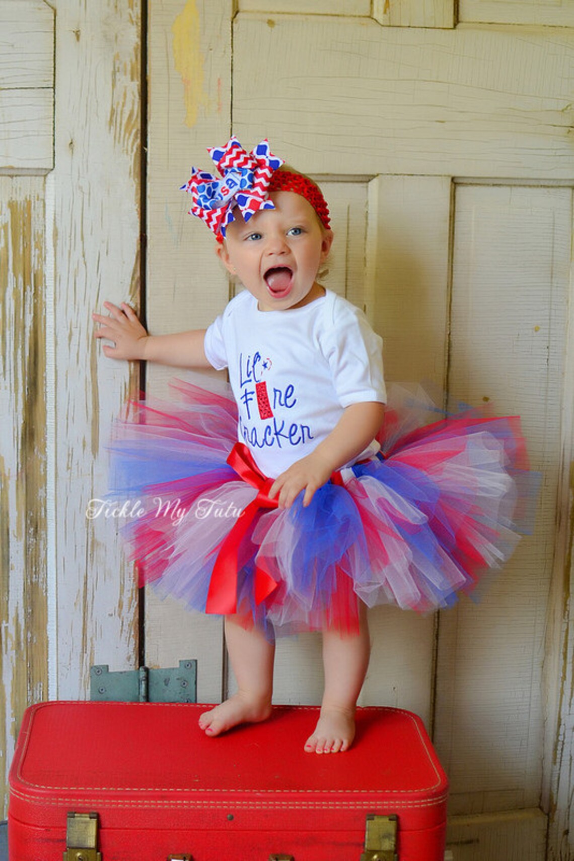 Fourth of July Lil' Firecracker Tutu Outfit-4th of July - Etsy
