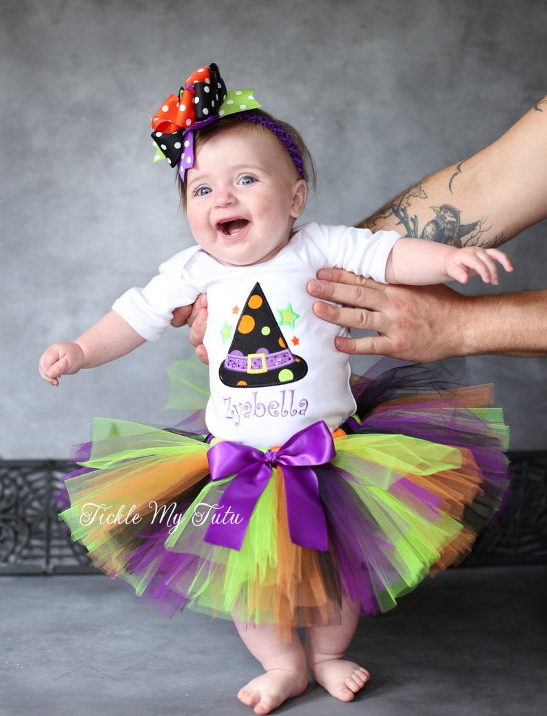 Hocus Pocus Witch Hat Halloween Tutu Outfit-halloween Birthday - Etsy